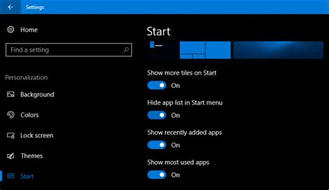 Windows Tip How To Hide The All Apps Column In The Start Menu Windows Creators Update