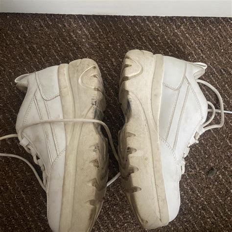 White Chunky Platform Shoes Depop