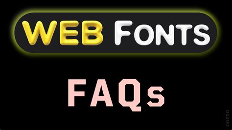 Web Fonts Facts And Faqs You Must Know — Dozro