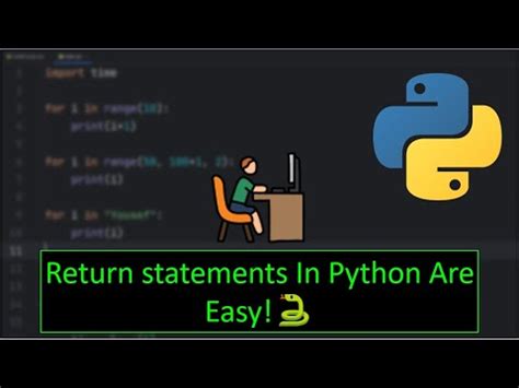 Return Statements In Python Are Easy!🐍 - YouTube