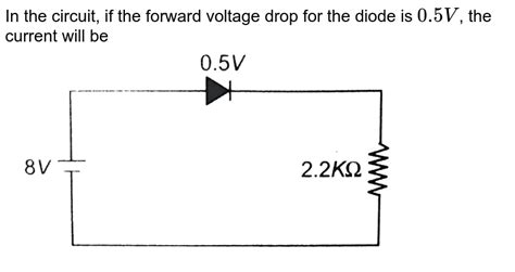 In The Circuit Shown In Fig 145 If The Diode Forward Voltage Dr