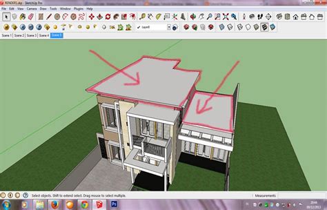 Tutorial Mudah Membuat Atap Dengan Sketchup 3d Gudang Share And Tutorial