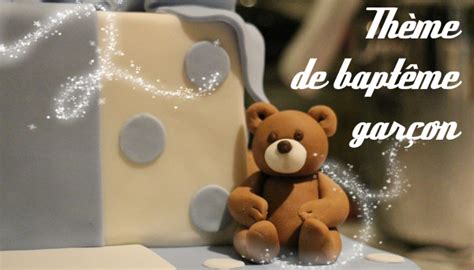 Thème Baptême Garcon