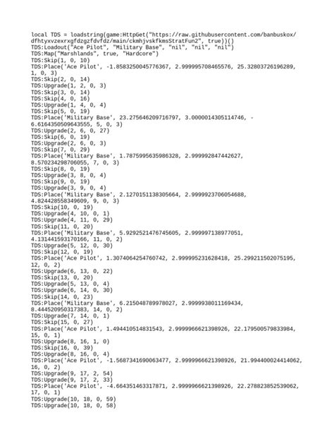 Tds Farm Script Marshlands Pdf