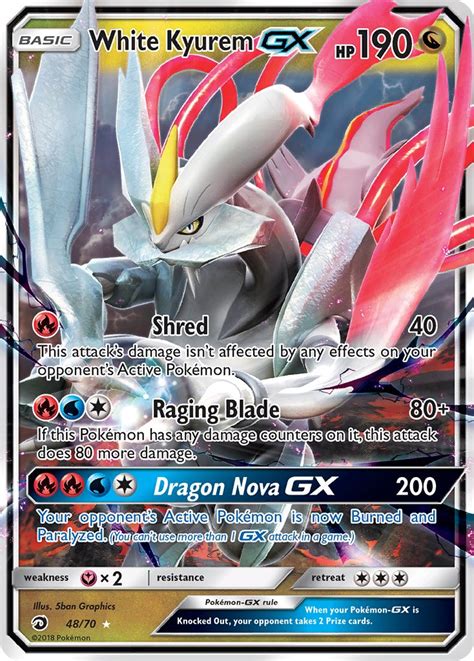 White Kyurem Gx · Dragon Majesty Drm 48 ‹ Pkmncards