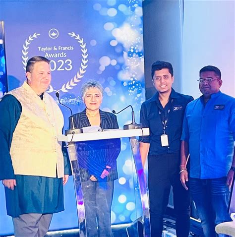 Saykat Dutta Biswas On Linkedin Awards And Presentations At Tandf