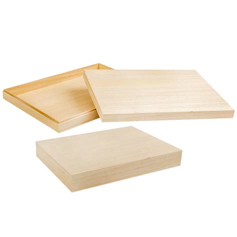 Urban Crafter Paulownia And Ply Rectangle Box 40 X 30 X 6cm