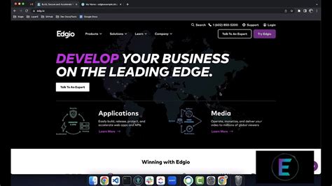 Getting Started On Edgio Youtube