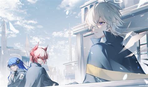 Mostima Fiammetta And Enforcer Arknights Drawn By Umeno Shii Danbooru