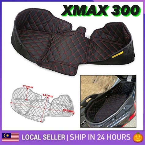 Xmax Underseat Seat Inner Bucket Leather Storage Protector Cushion Linen Inner Lining Cover