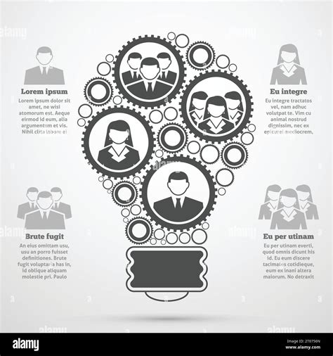 Business Management Team Efficient Composition Man Woman Percentage