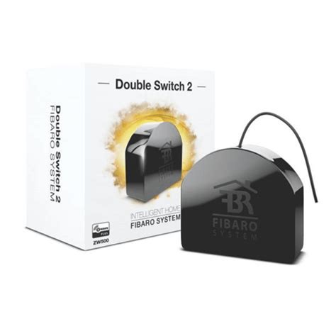 Fgs 223 Zw5 Fibaro Double Switch 2 Zwave Micro Module With Energy Monitoring