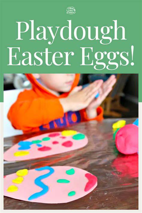 Simple Playdough Decorated Easter Eggs How Wee Learn