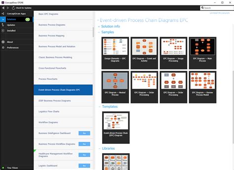 Conceptdraw Store— Solutions Conceptdraw Helpdesk