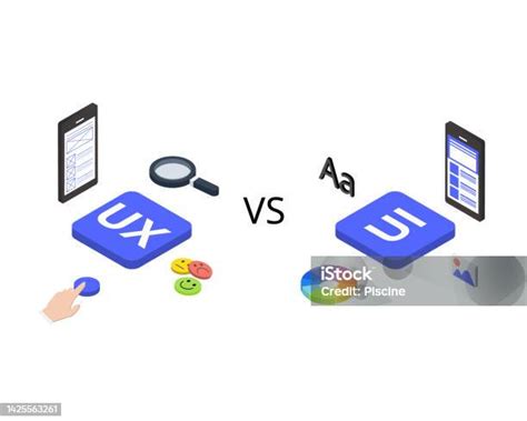 La Différence Entre Ux Et Ui Design Vecteurs Libres De Droits Et Plus D