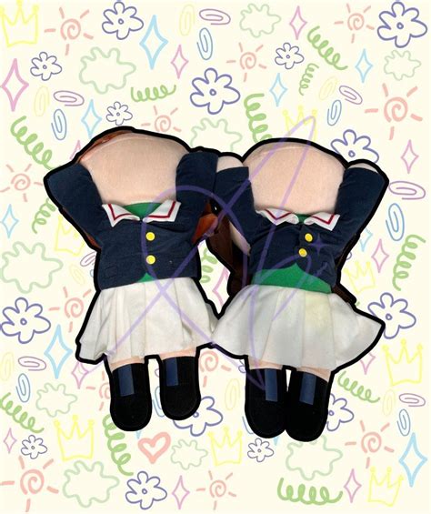 Girls Und Panzer Miho Nishizumi And Yukari Akiyama Large Nesoberi Bundle