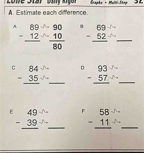 Solved Lone Star Dany Rigor Graphs • Multi Step Jl A Estimate Each