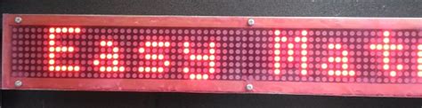 Wifi Enabled 8×64 Pixel Led Matrix Display Embedded Lab