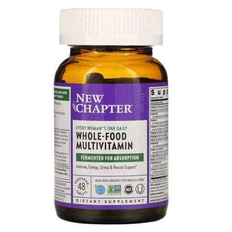 Pre Order New Chapter Every Womans One Daily Multi 48 Tablets Ship