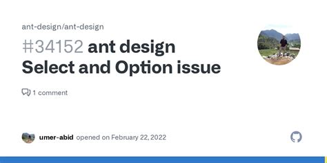 Ant Design Select And Option Issue Issue Ant Design Ant Design GitHub