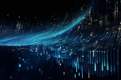 Premium Photo Abstract Digital Data Background
