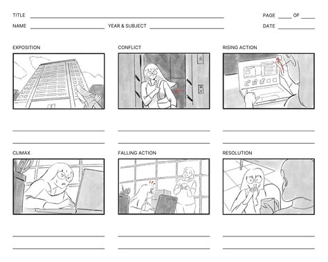 Storyboard Template Sample Template Samples