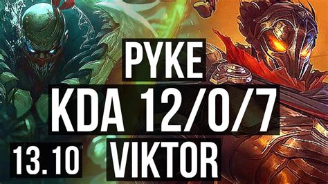 Pyke Vs Viktor Mid 1207 Legendary 13m Mastery Kr Diamond