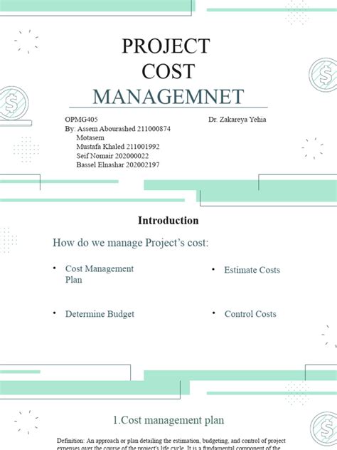 project management project 1 pdf project management risk