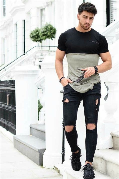 How To Wear Skinny Jeans For Men Ripped Jeans Men Stylish Jeans For