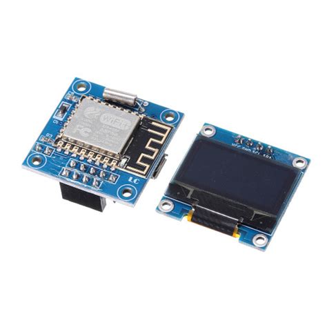 Esp8266 0 96 Inch Oled Display Wifi Clock Module Ssd1306 Esp 12f Usb 5v Power Supply On Onbuy