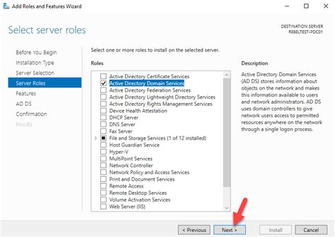 step by step guide to setup active directory on windows server 2016