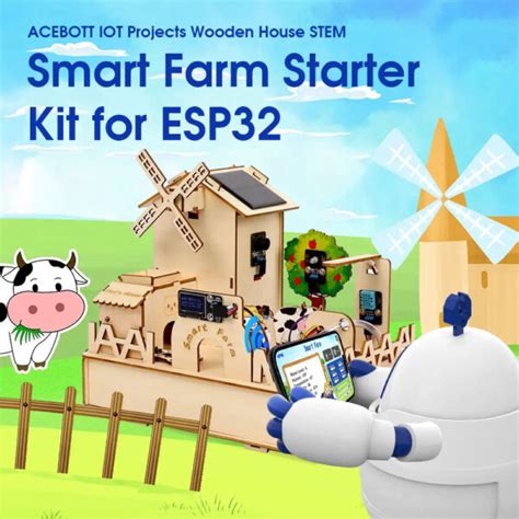 Acebott Esp32 Iot Smart Farm Starter Kit For Arduino Scratch Graphical