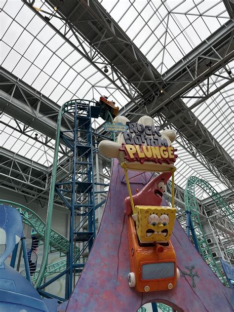 Spongebob Rock Bottom Plunge Nickelodeon Universe What A Great Way