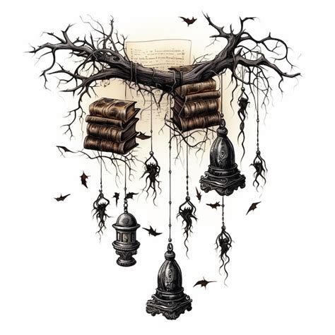 Premium Ai Image Realistic Tattoo Style Design Cuckoo Clock