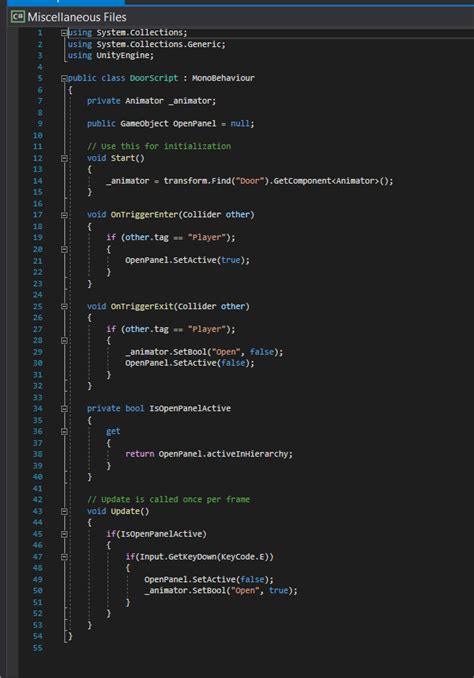 Hi I Was Trying To Make A Keypress Open Door But When I Want To Test It It Says That Object