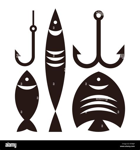 Fisch Umriss Symbol Ausgeschnittene Stockfotos Und Bilder Alamy