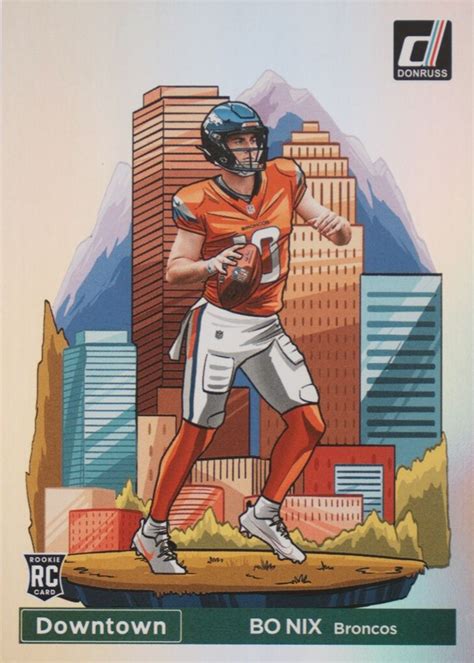 Bo Nix 2024 Donruss 19 Downtown Ssp Price Guide Sports Card Investor