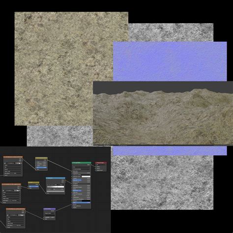 Pbr Seamless Spring Grass Texture