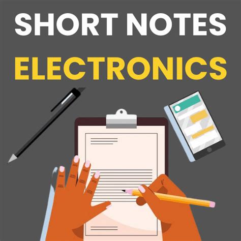 Short Notes For Electronics And Communication Books Notes Tests
