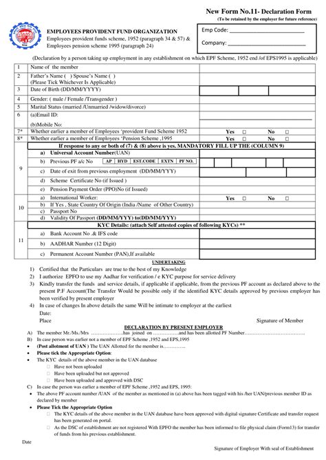 Form 11 Fill Out Sign Online And Download Printable Pdf India Templateroller