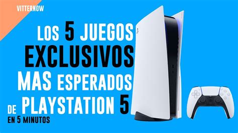 Los 5 Juegos Exclusivos MAS Esperados De PLAYSTATION 5 En 5 Minutos