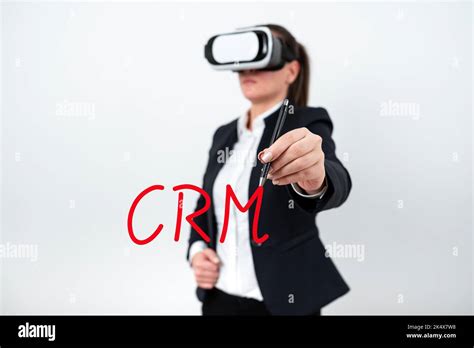 Handwriting Text Crm Concept Meaning Manages All Your Company