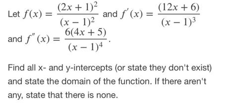 solved 2x 1 2 let f x and f x x 1 2 6 4x 5 and