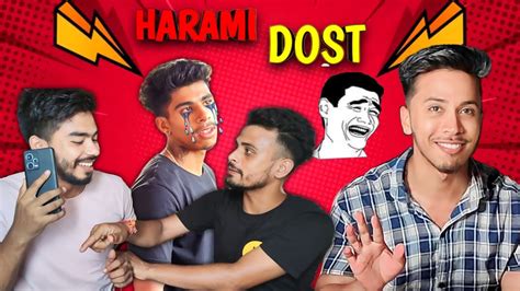 Harami Dost Treat Us Funny Video Harami Friend Comedy Video Youtube