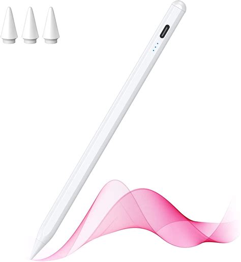 Sunpolin Stylus Pen for Apple iPad, Palm Rejection & Tilt Active Pencil ...