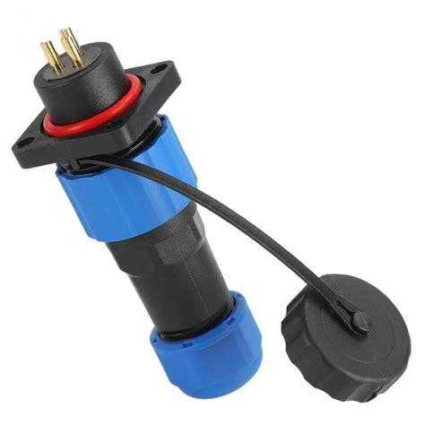 Enchufe A Prueba De Agua Contactos De Cobre De Sellado Conector De