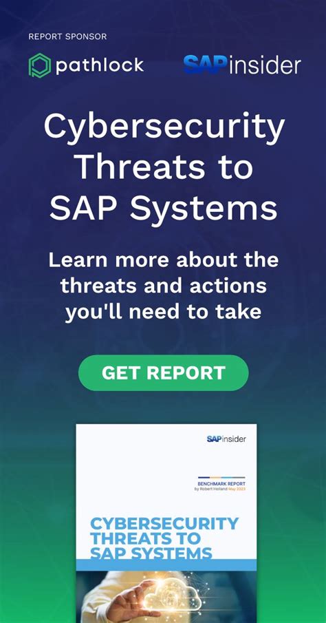 Pathlock On Linkedin Cybersecurity Threats To Sap Systems Benchmark Report