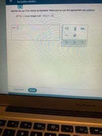 Answered Rewrite The Set O By Listing Its Elements Make Sure To Use The Appropriate Set