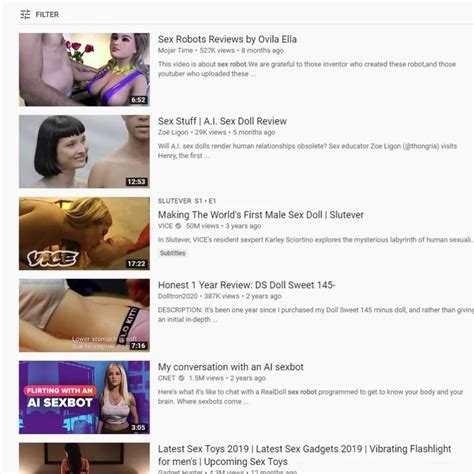 YouTube Sex Robot Reviews Unboxing Videos Latest Trend Sweeping Site News Com Au Australia