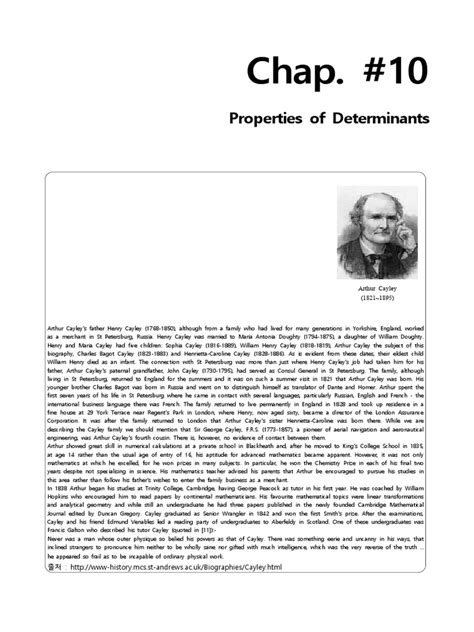 The Properties Of The Determinantchapter 10 Download Free Pdf